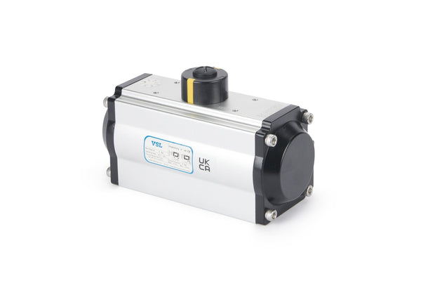 Actuator Pneumatic Aluminium Rack & Piston Namur ISO 5211 - Double Act ...
