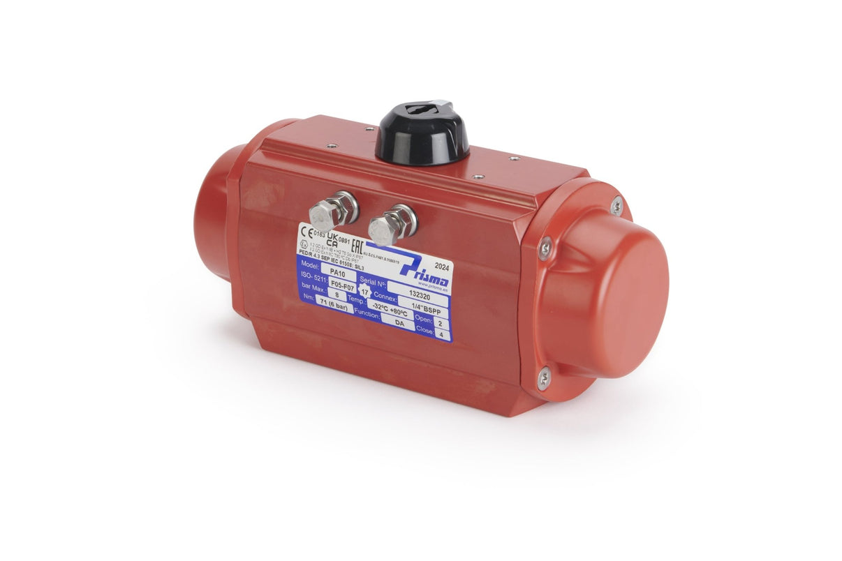 Actuator Prisma Pneumatic Aluminium - Single Acting / Spring Return ...