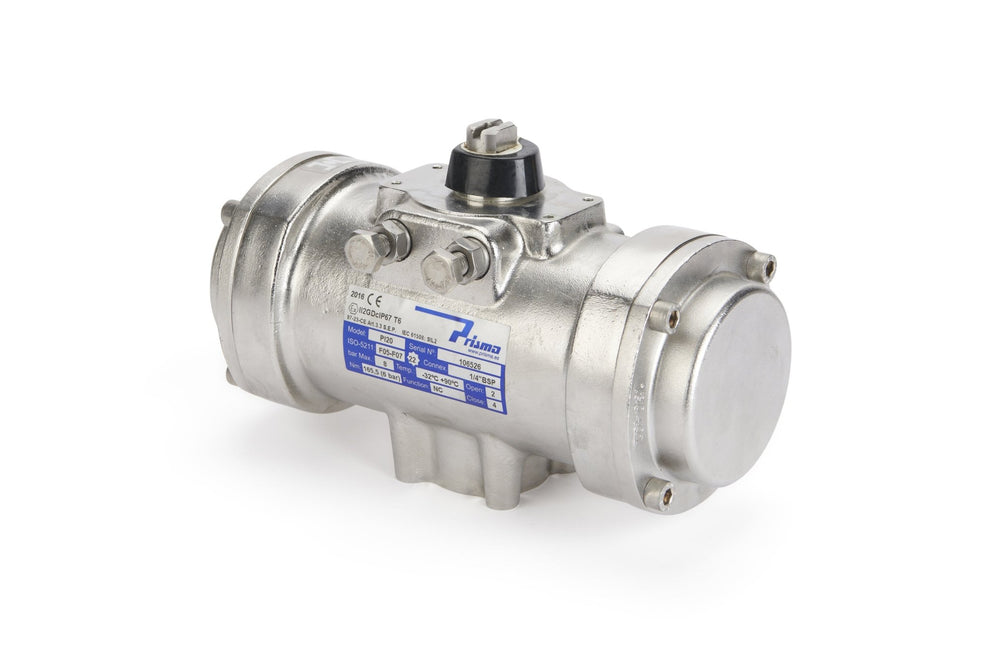 Actuator Prisma Pneumatic Stainless Steel - Single Acting / Spring Ret ...