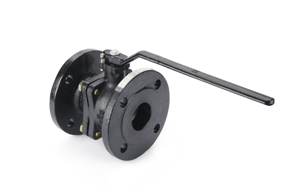 Ball Valve 2-Piece Cast Iron Full Bore Direct Mount ATEX Flanged PN16 ...