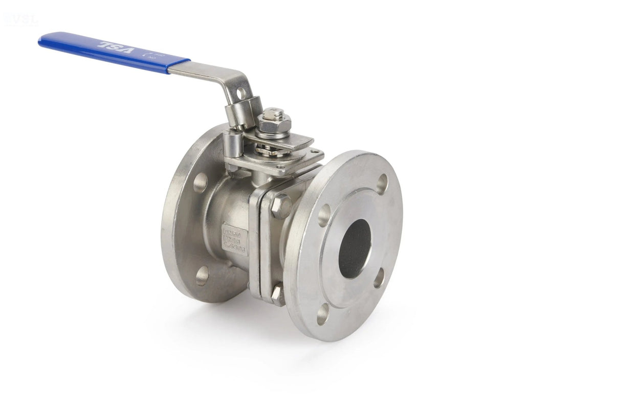 Ball Valve 2-Piece Stainless Steel Full Bore Flanged (CF-2) – Valve Supply