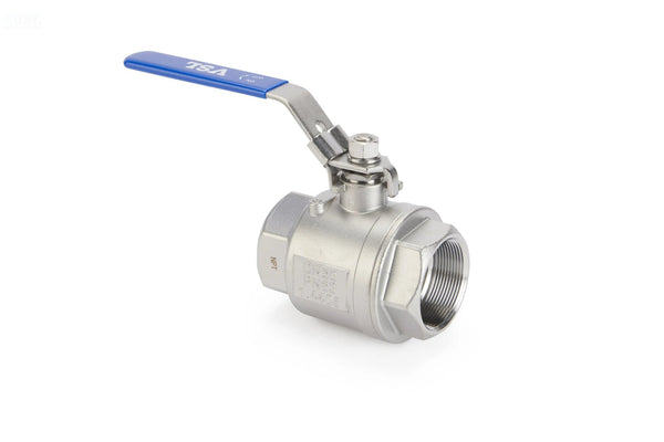 Ball Valve 2-Piece Stainless Steel Full Bore Screwed (FxF) BSP (CT-2LC ...