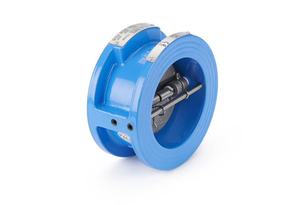 Check Valve Dual Plate Ductile Iron Body EPDM Seat Wafer Pattern WRAS ...