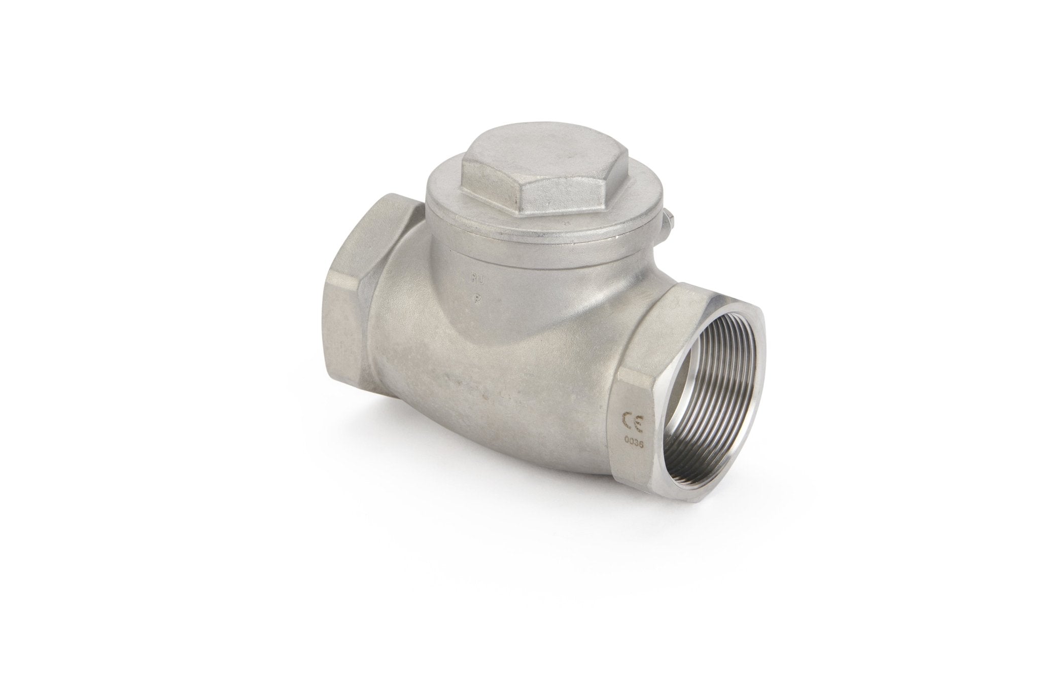 Check Valve Swing Type Stainless Steel 200 PSI Screwed BSP Connections ...