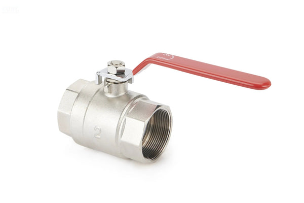 Economy Ball Valves 2-Piece Brass 25 Bar / 362 PSI BSP Screwed FxF End ...