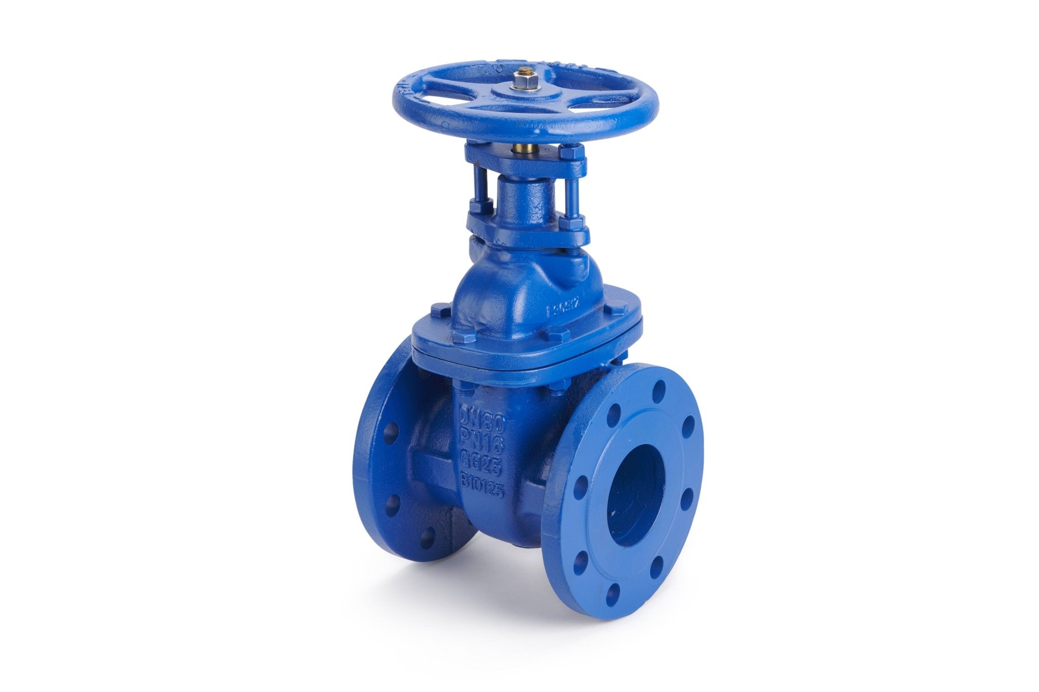 Gate Valve Cast Iron Metal Seated Flanged PN16 - BS Pattern Face to Fa ...